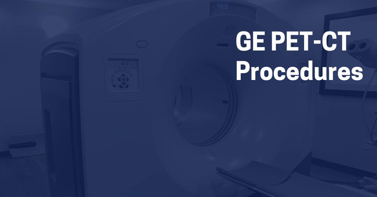 GE PETCT Operators Manual Procedures