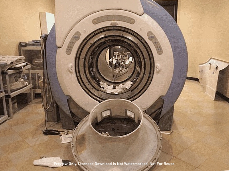 MRI Magnet Covers Removed Gradient Coil